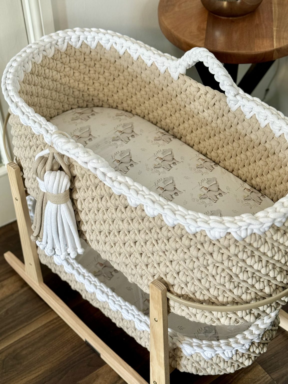 Infinity Crochet Moses Basket - Three Little Cubs