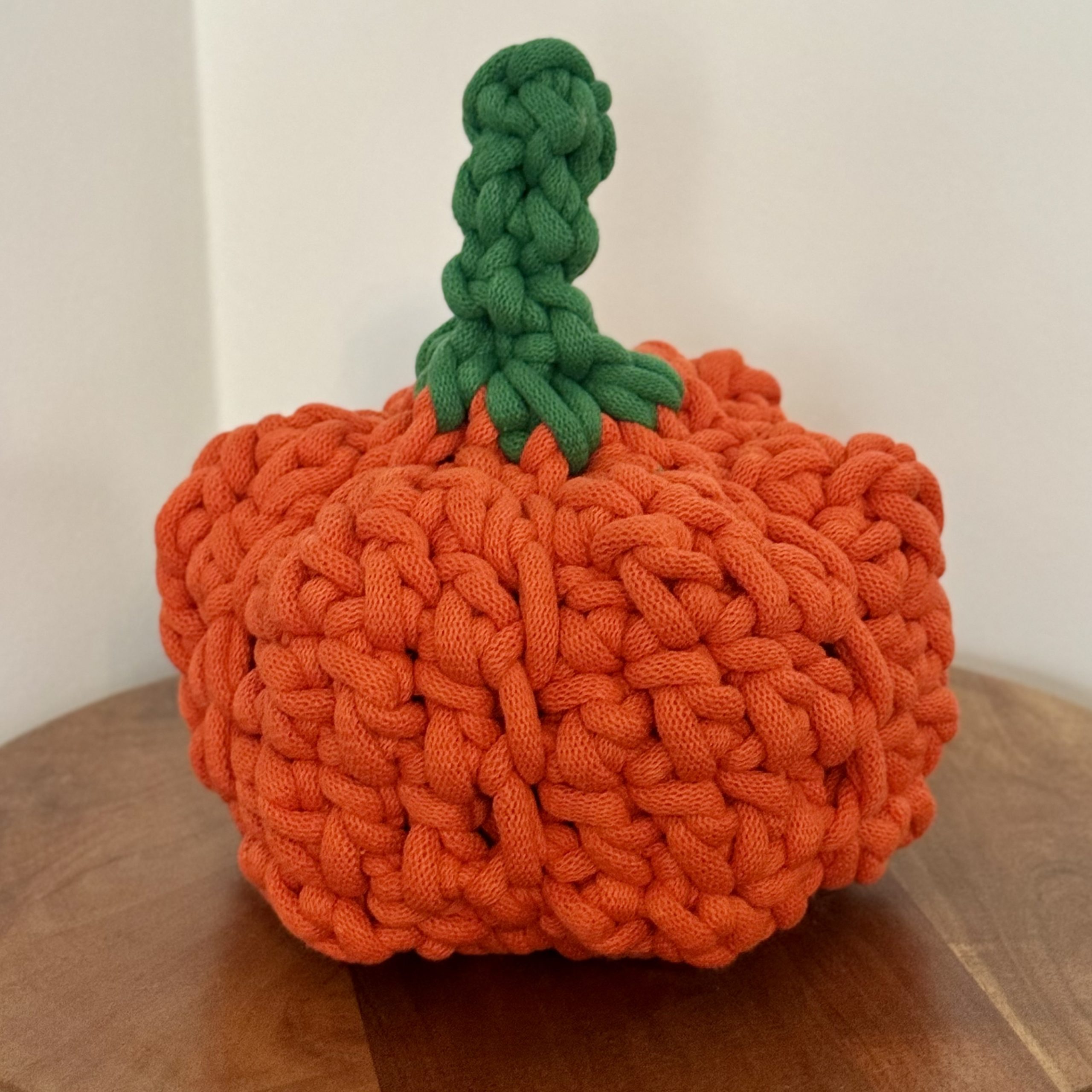 Chunky Pumpkin Crochet Pattern and Tutorial - Three Little Cubs